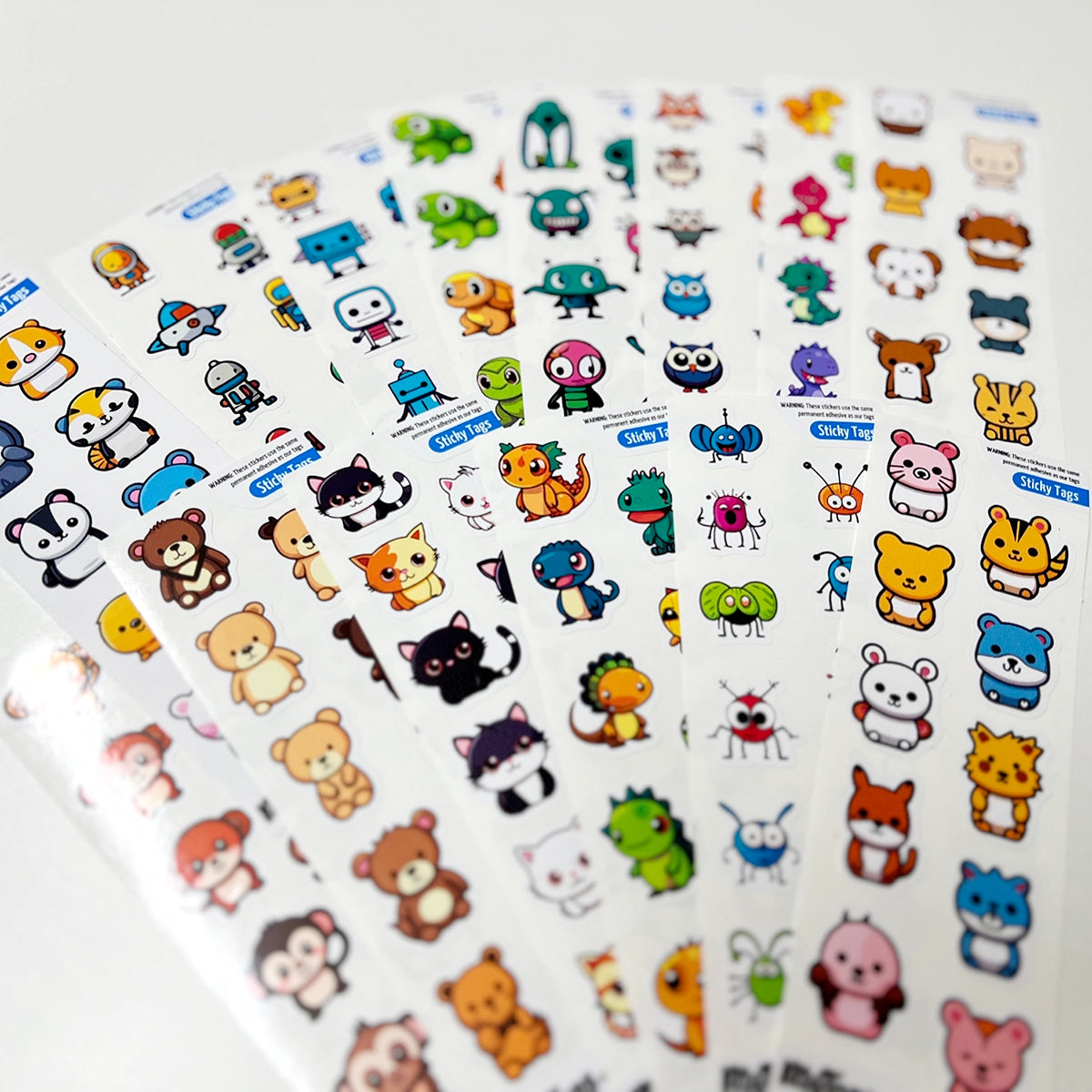 FREE Sticker sheets with each order to celebrate our opening – MyTags